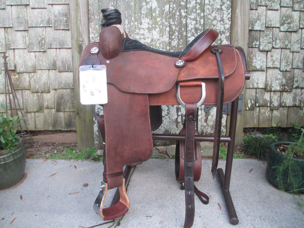 Coats Lazy L Roping Saddle - Fine Western Saddles
