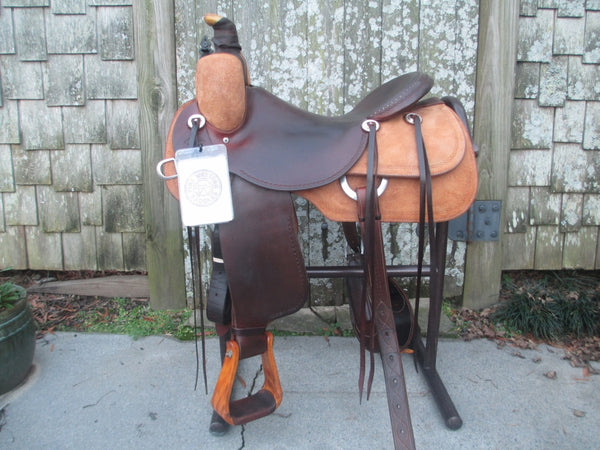 Roohide Ranch Roper Ranch Saddle Roping Saddle - Fine Western Saddles