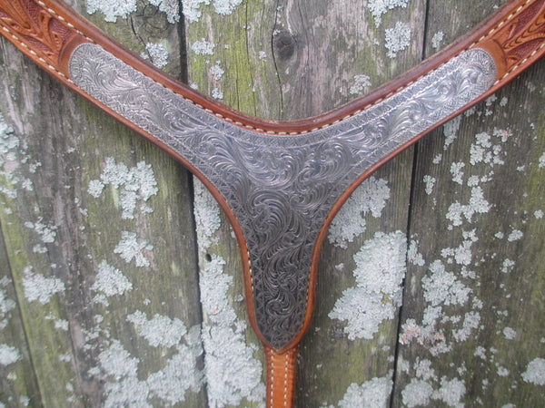Silver Mesa Show Breast Collar - Fine Western Saddles