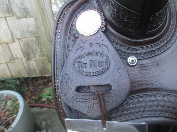 Tim Piland Cutting Saddle - Fine Western Saddles