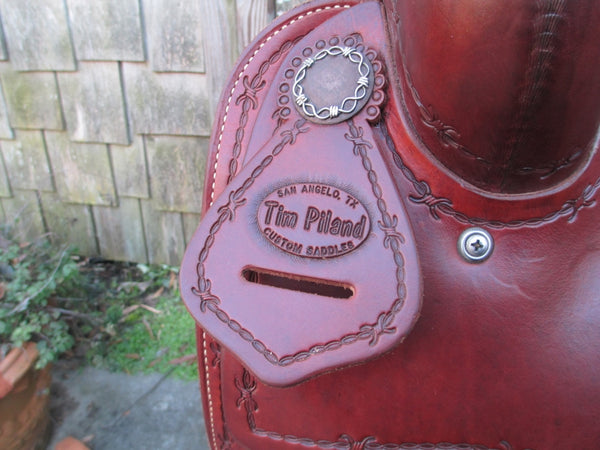 Tim Piland Cutting Saddle - Fine Western Saddles