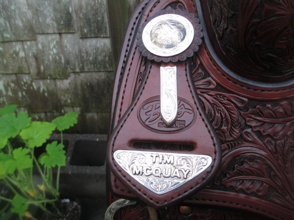 New Bob's Tim McQuay Reining Saddle - Fine Western Saddles