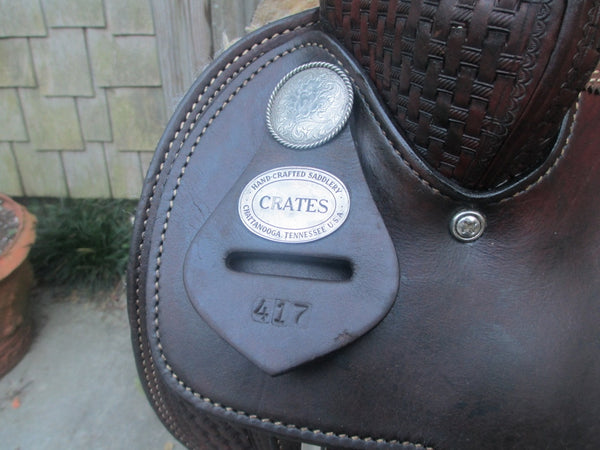 Crates Team Roping Saddle Model 417 - Fine Western Saddles