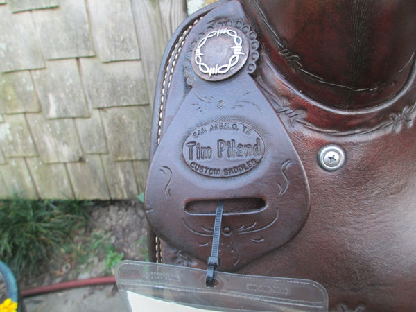 Tim Piland Cutting Saddle - Fine Western Saddles