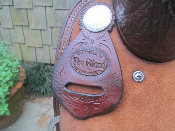 Tim Piland Cutting Saddle - Fine Western Saddles