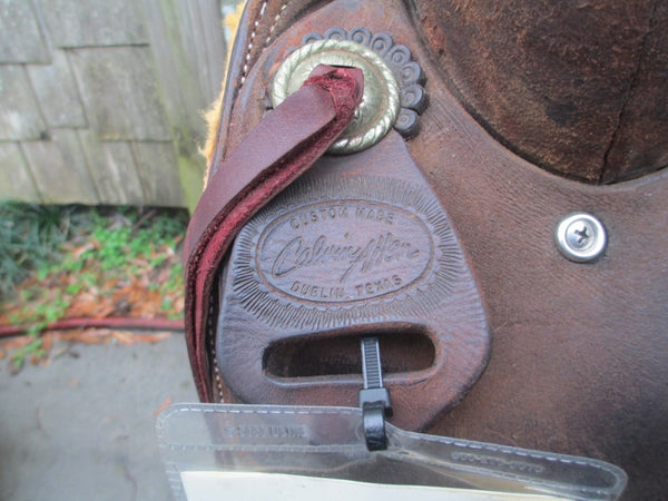 Calvin Allen Ranch Cutter - Fine Western Saddles