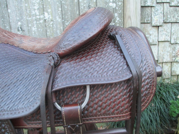 Scott Dieringer Roping Saddle - Fine Western Saddles