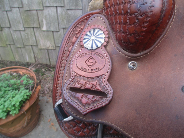 Tod Slone Team Roping Saddle - Fine Western Saddles